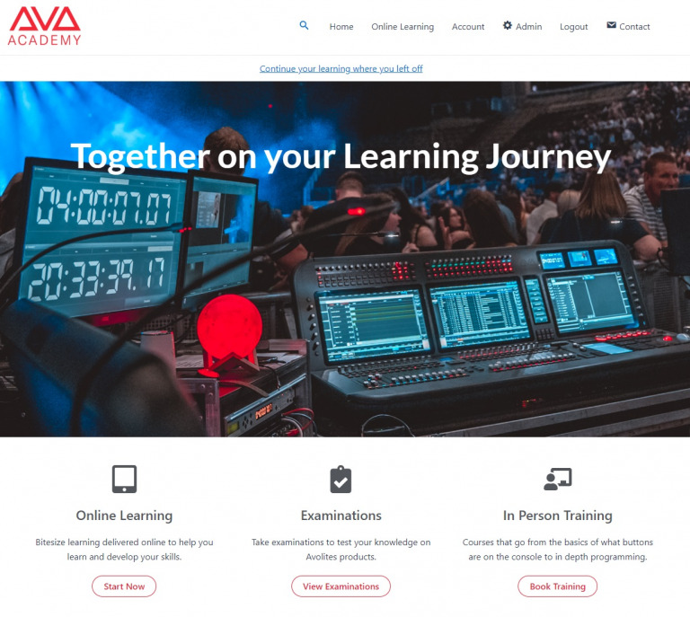 Avolites Academy Launches New Online Learning Plaftorm | Avolites