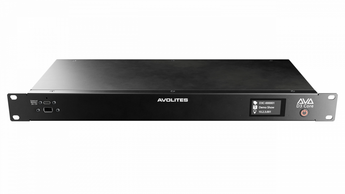 D3 Core - Rack-mounted Titan processing | Avolites